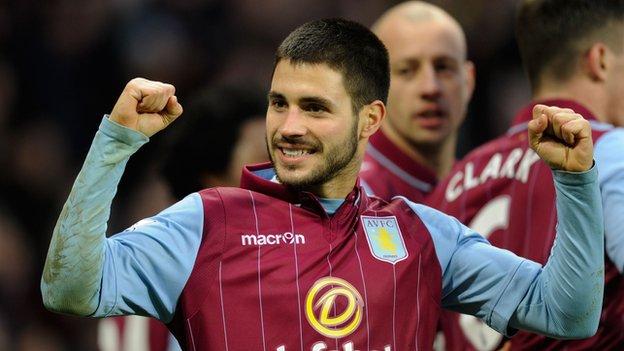 Carles Gil: Aston Villa midfielder signs for Deportivo La Coruna on a ...