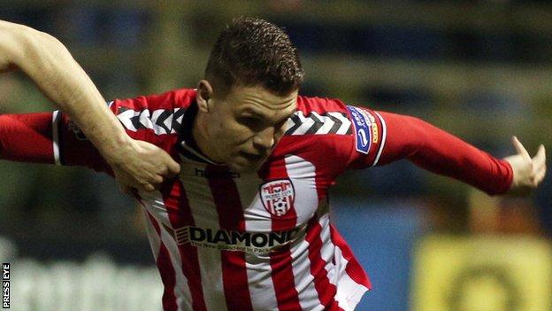 Coleraine sign Scottish striker Jordan Allan on loan from Derry City ...