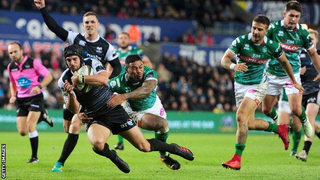 Dan Evans: Ospreys full-back not hopeful on Wales call-up - BBC Sport