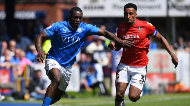 Ibou Touray: Stockport County sign Salford City skipper - BBC Sport
