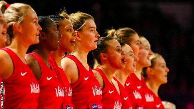 Netball Nations Cup: England beat South Africa 58-54 to keep final hopes alive - BBC Sport