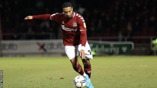 Ali Koiki: Northampton Town extend full-back's contract for next season ...