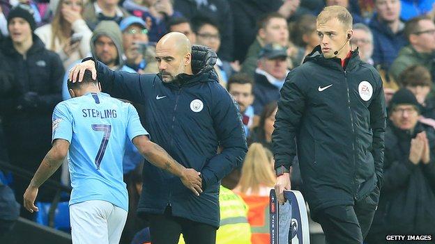 The 'spectator' who became Guardiola's fourth official - BBC Sport