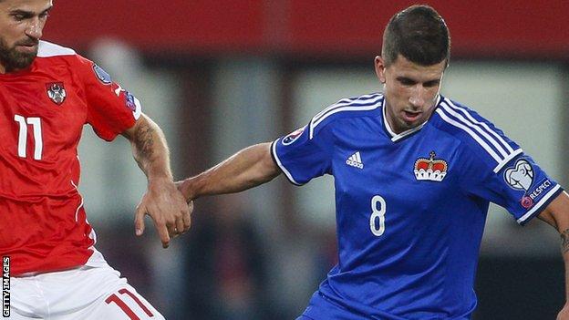 Sandro Wieser: Reading sign Liechtenstein midfielder - BBC Sport