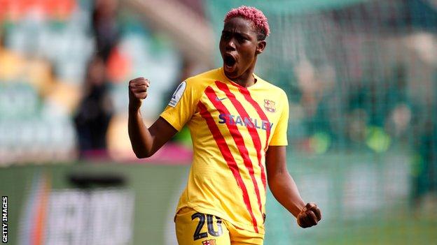 Asisat Oshoala: Nigerian is hungry for more Barcelona success - BBC Sport