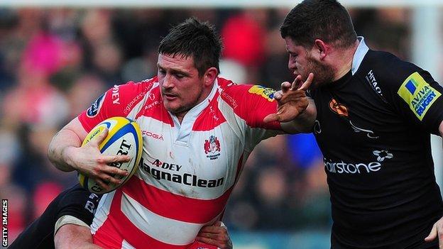 Pro12: Dragons sign Gloucester prop Shaun Knight - BBC Sport