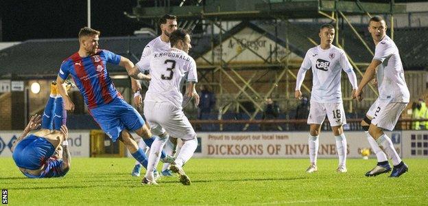 Inverness CT defeat second-placed Raith Rovers 2-0 in front of 300 fans ...