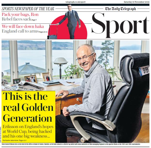 Saturday's papers - BBC Sport