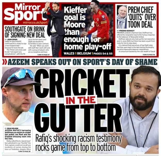 Wednesday's back pages - BBC Sport