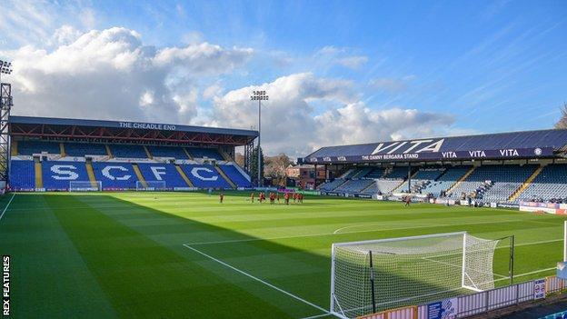 Stockport County: Club give three-season ban to fan who entered Edgeley ...