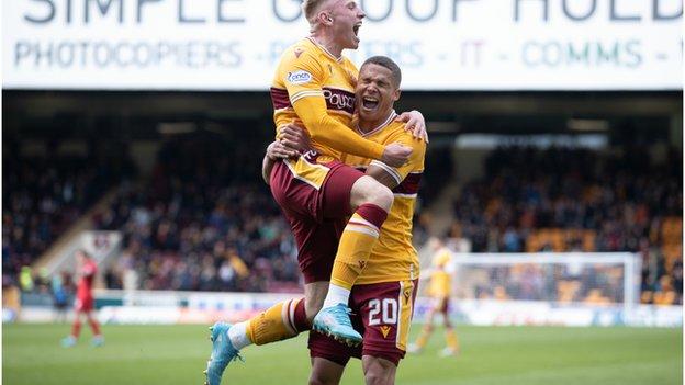 Motherwell 4-2 St Mirren: Hosts earn first win of year as they climb ...