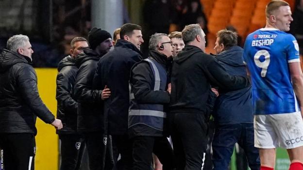 Port Vale: League One club 'condemn' fan running on to pitch to ...