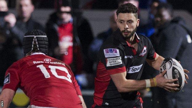 Sean Kennedy: Edinburgh scrum-half commits to Pro12 club until 2019 ...
