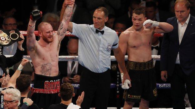 George Groves: Briton becomes world champion with win over Fedor ...