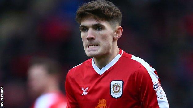 Callum Ainley: Crewe Alexandra midfielder signs contract extension ...