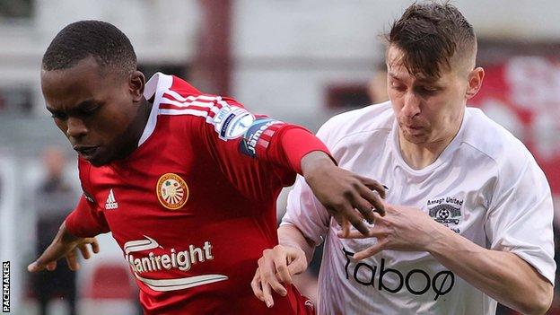 Irish Premiership promotion/relegation play-off: Ports see off Annagh ...