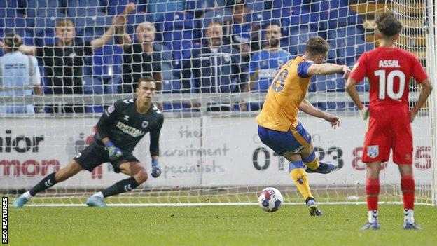 Rhys Oates: Injured Mansfield Town striker agrees contract extension ...