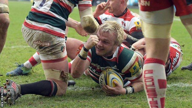 Premiership: Leicester Tigers 34-9 Gloucester Rugby - BBC Sport