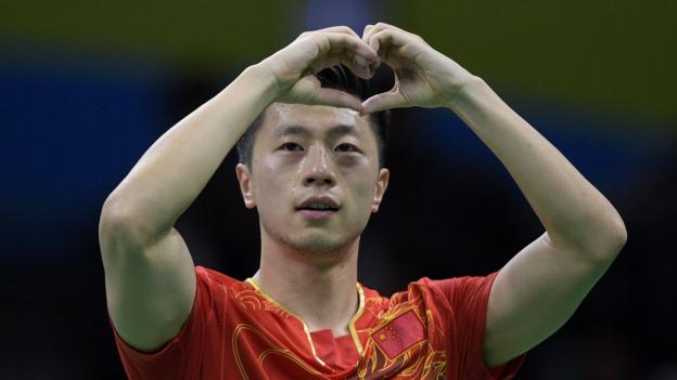 Rio Olympics 2016: Ma Long wins table tennis gold for Grand Slam - BBC ...