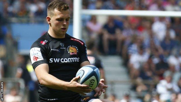 Joe Simmonds: Exeter Chiefs fly-half improving ahead of new season ...