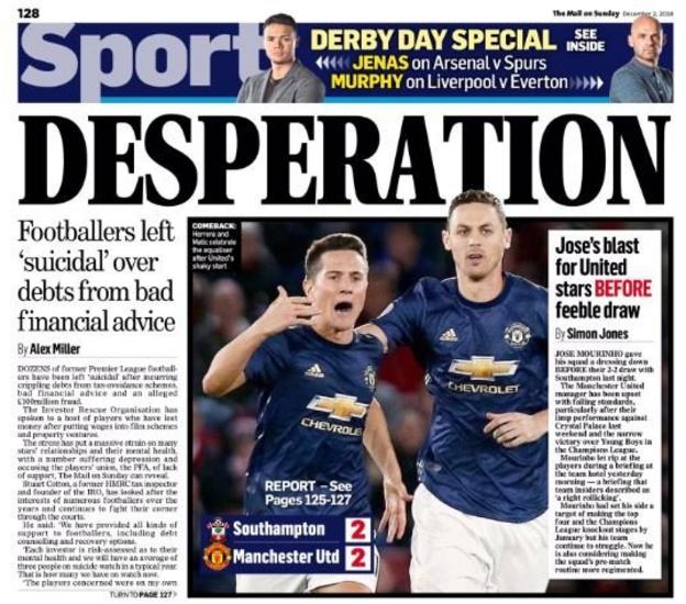 Sunday's papers - BBC Sport