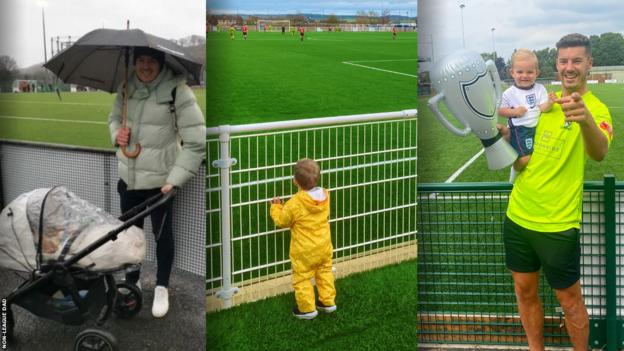 Meet 'non-league dad' and his 18-month-old groundhopping son - BBC Sport
