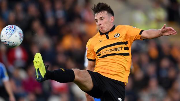 Mark Harris: Wales U21 forward hoping to earn Newport County recall ...