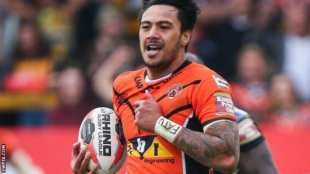 Denny Solomona: Castleford Tigers to take legal action against absent ...