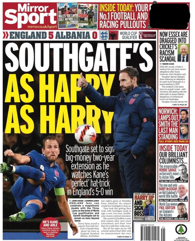 Saturday's back pages - BBC Sport