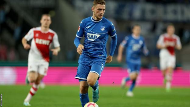 Jacob Bruun Larsen: Burnley close in on deal for Hoffenheim winger ...