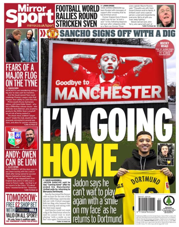 Friday's newspapers - BBC Sport