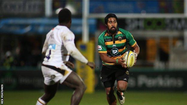 Northampton Saints: Ahsee Tuala agrees new contract for next season ...