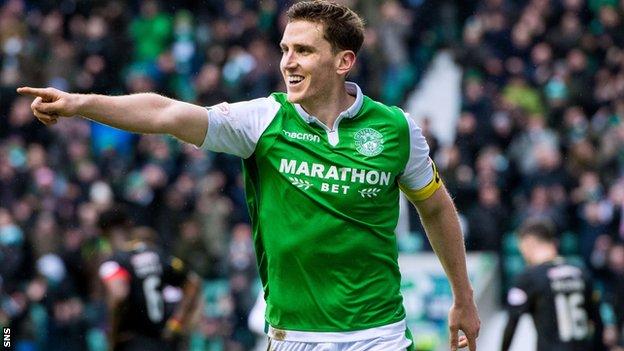 Big game form boosts Hibs in race for second place, says Paul Hanlon ...