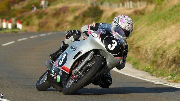 Manx Grand Prix: Lee Johnston storms to victory in Classic Senior race ...