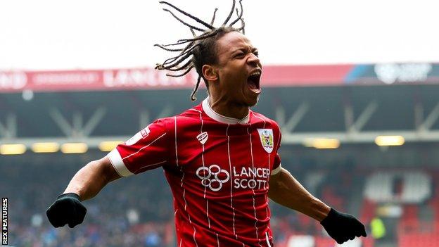 Bobby Reid: Bristol City boss Lee Johnson hails striker after hat-trick ...