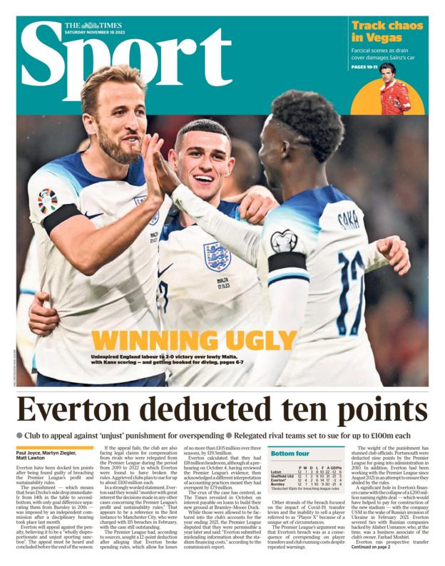 Saturday's back pages - BBC Sport