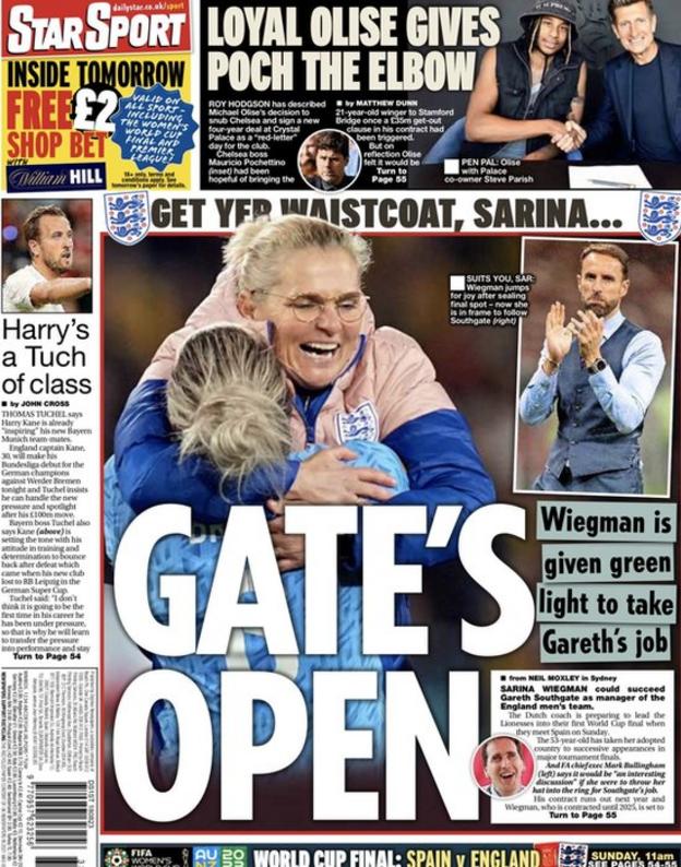 Friday's back pages - BBC Sport