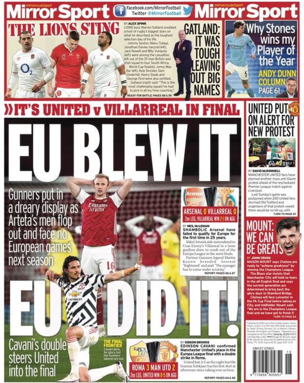 Friday's back pages - BBC Sport
