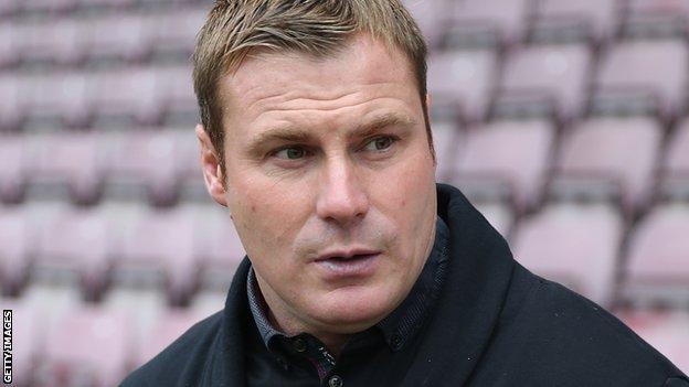 Bury: David Flitcroft disappointed by chants for him to be sacked - BBC ...