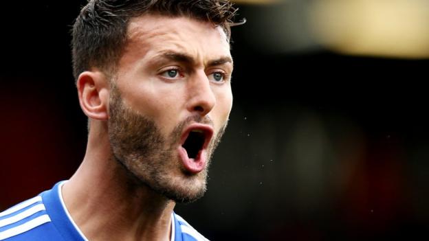 Gary Madine: Sheffield United sign Cardiff City striker on loan - BBC Sport