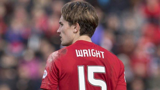 Aberdeen: Winger Scott Wright signs contact extension until 2021 - BBC ...
