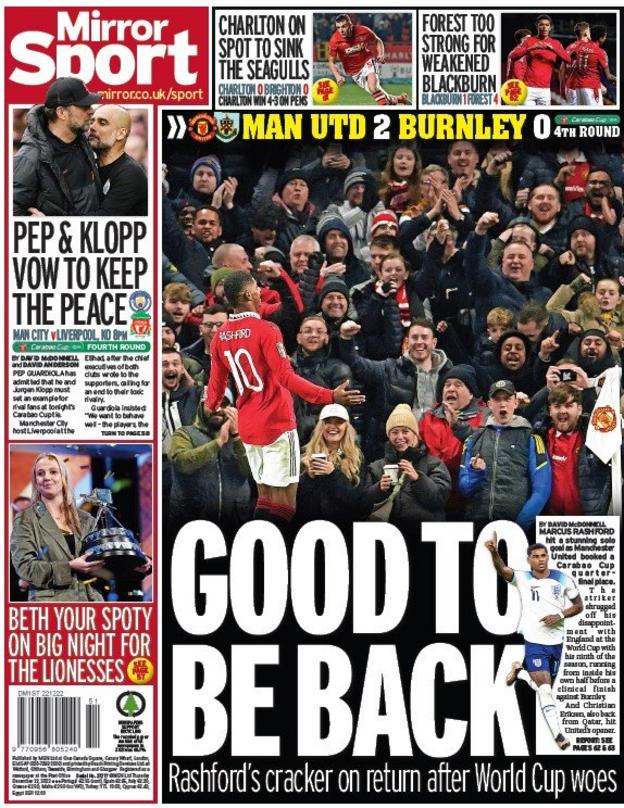 Thursday's back pages - BBC Sport