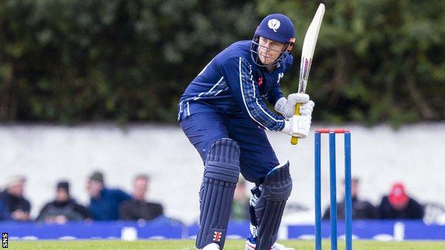 George Munsey his 127 as Scotland beat Netherlands in series opener ...