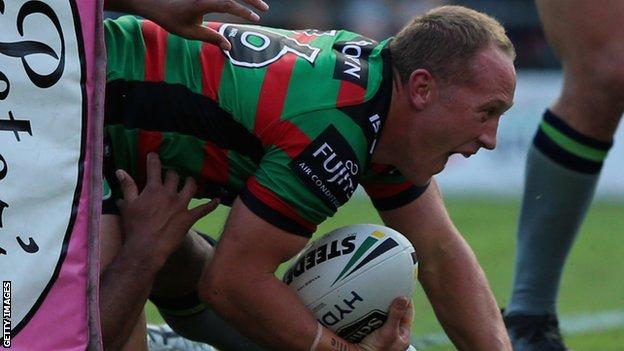 Jason Clark: Warrington Wolves sign South Sydney Rabbitohs forward on a ...