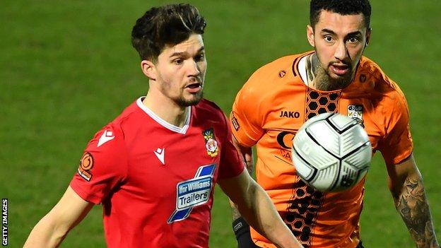 Halifax 0-4 Wrexham: Jordan Davies hat-trick takes Dragons back into ...
