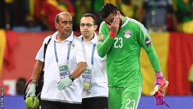 Afcon 2017: Egypt hit by goalkeeper injury crisis - BBC Sport