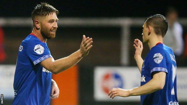Mark Stafford: Linfield defender wins NIFWA Player of the Month award ...