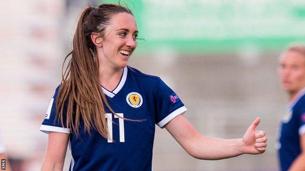 Lisa Evans says Scotland 'need' to reach the 2019 World Cup - BBC Sport