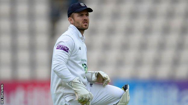 Lewis McManus: Northamptonshire sign Hampshire keeper on four-week loan ...