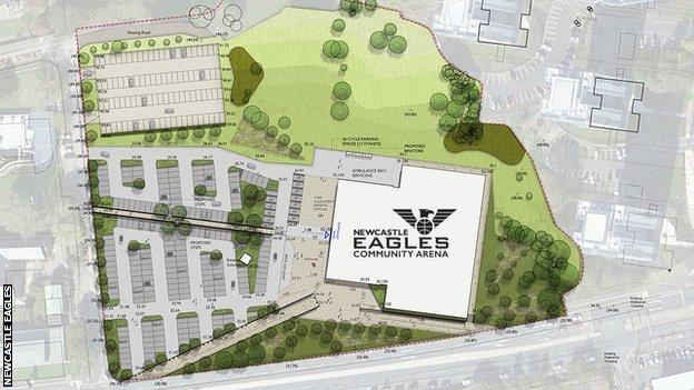 Newcastle Eagles: BBL team begins stadium construction - BBC Sport